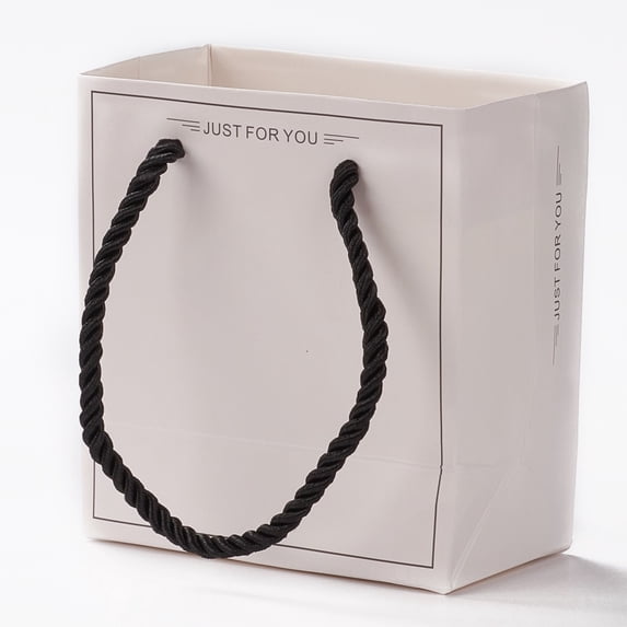 Kraft Paper Bags with Handles for Gift Bags and Shopping Bags Rectangle ...