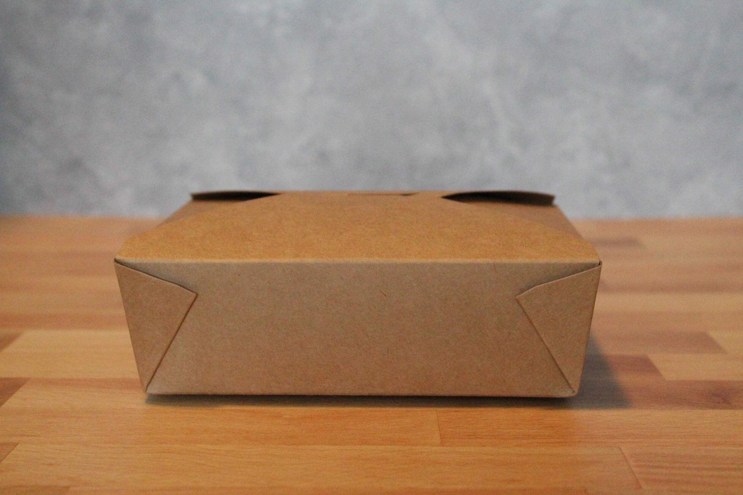 Kraft Paper Disposable Food Container Biobox-5 (200pcs) - Walmart.com