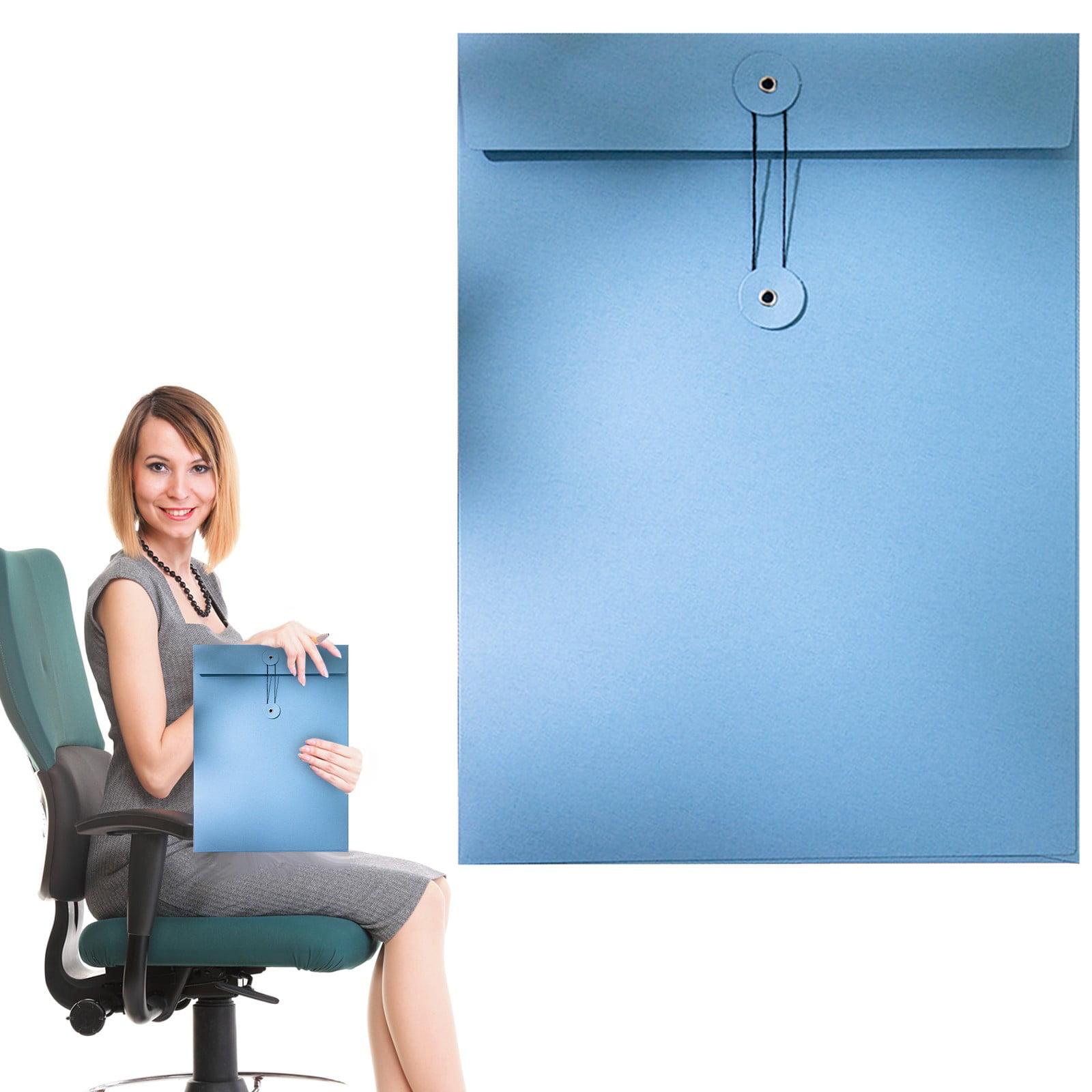 Kraft Paper Envelopes, A4 Size Vintage Envelope Pockets File Folder ...