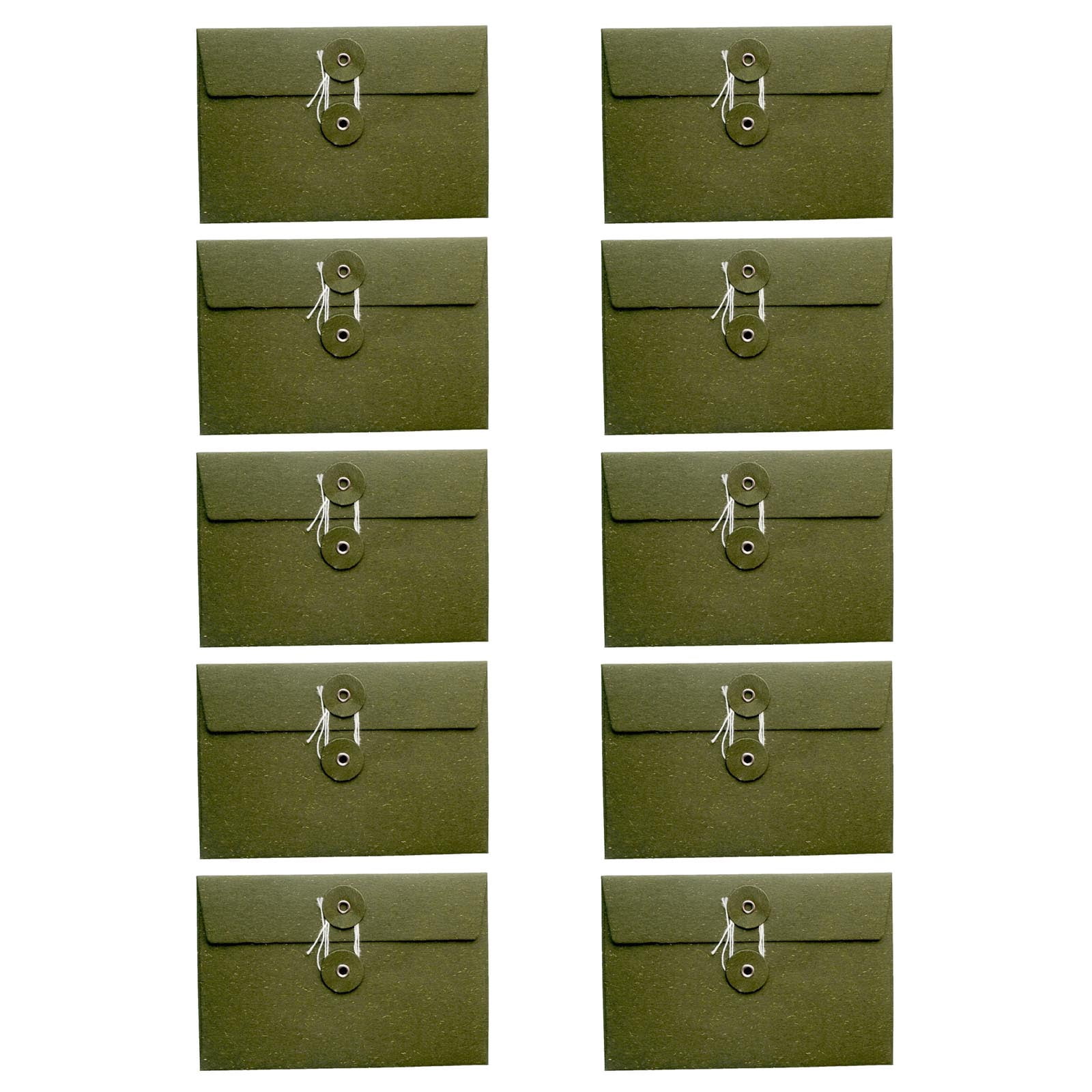 Kraft Paper Envelopes with Button and String for Postcards and Photos ...