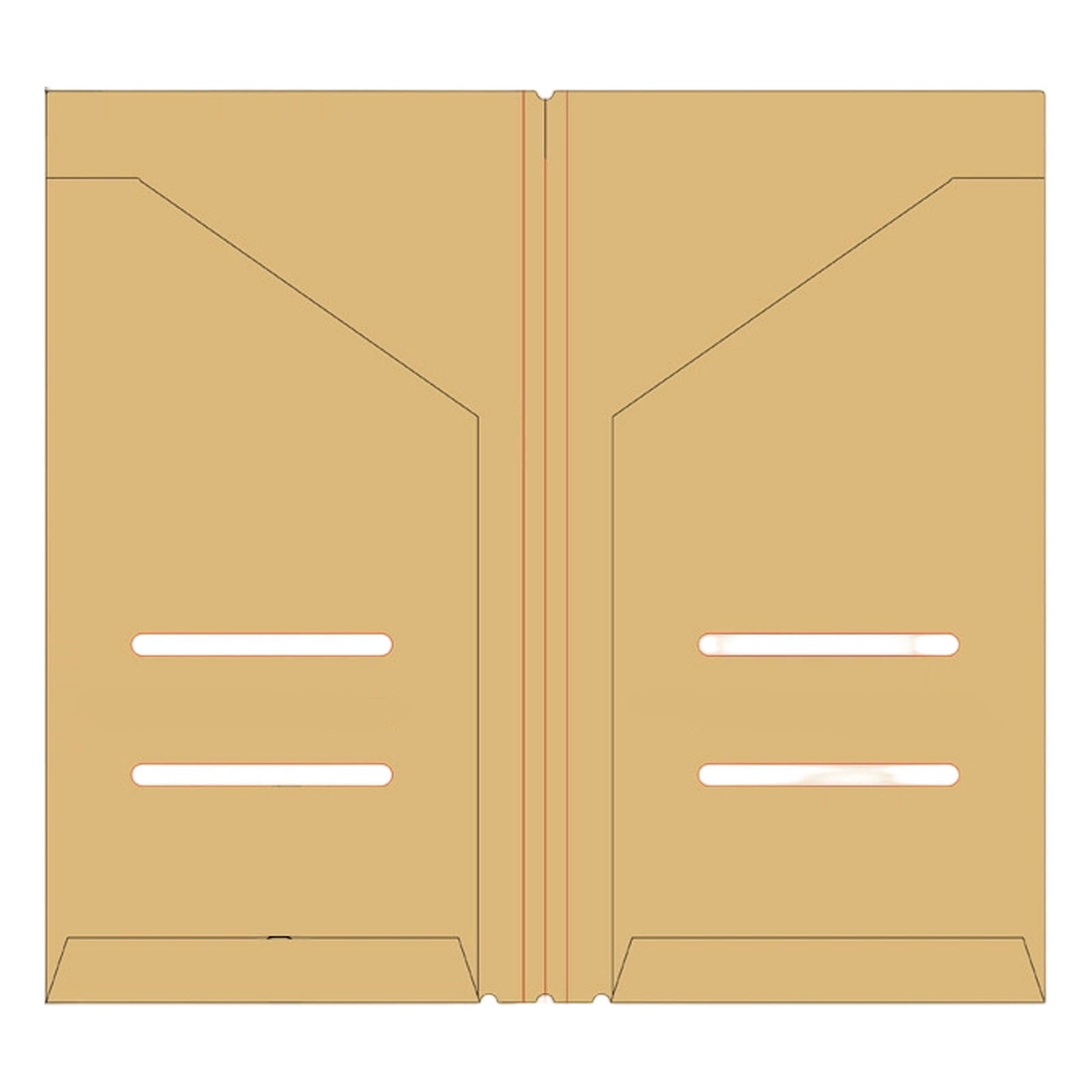 Kraft Paper Folder,Kraft Paper File Organizer,Portable Kraft Paper ...