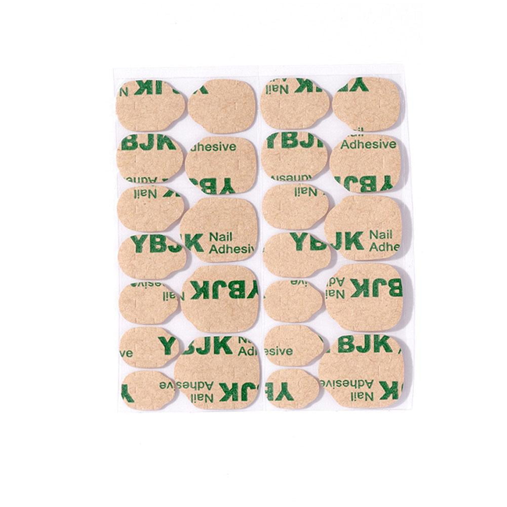 Kraft Paper Jelly Sticker 1 Piece Kraft Paper Jelly Glue Wear Nail ...