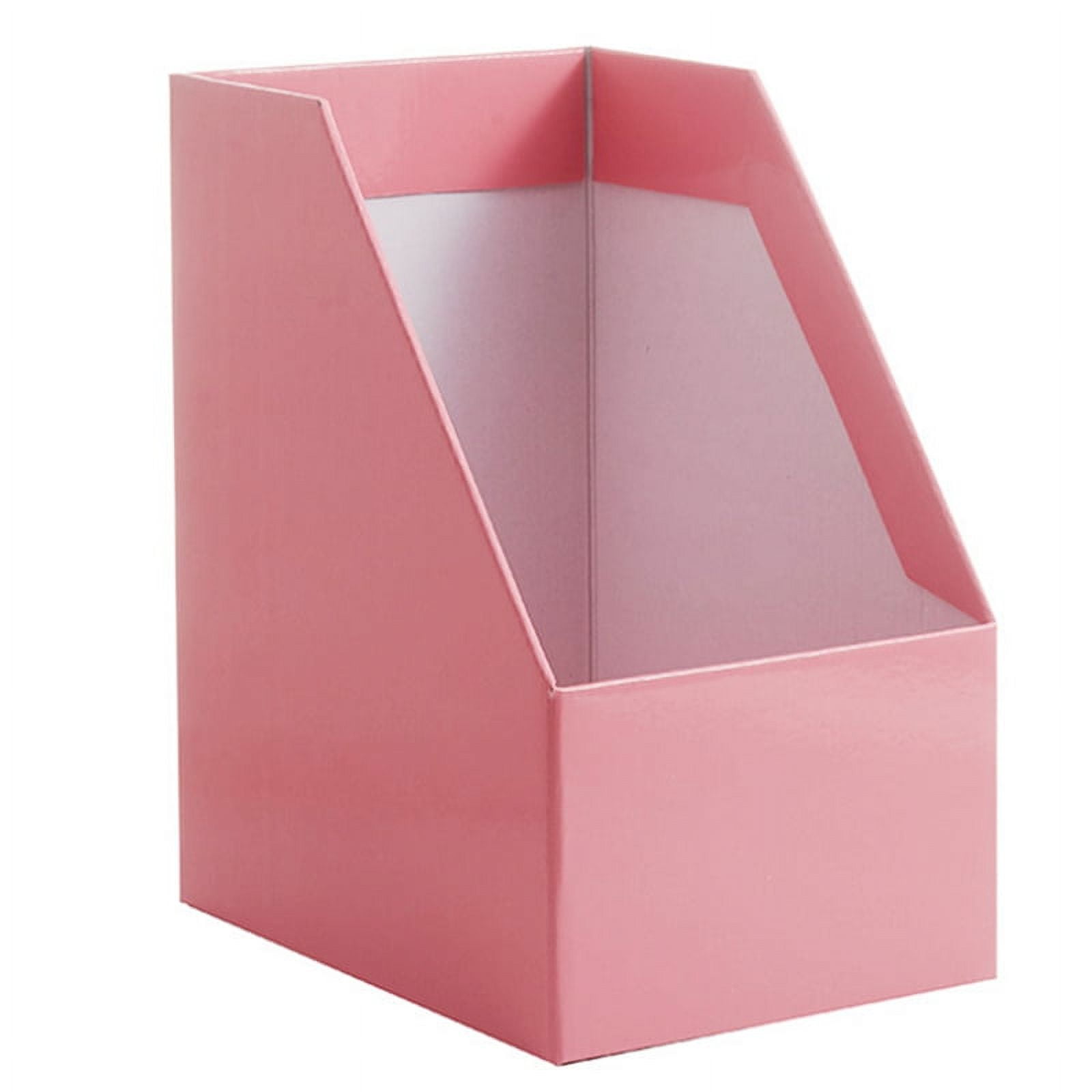 Kraft Paper Magazine Bookend Large Book Stand File Holder Foldable ...