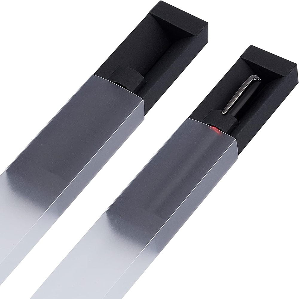 Kraft Paper Pen Box with PVC Plastic Pull Out Drawer Gift Packaging ...