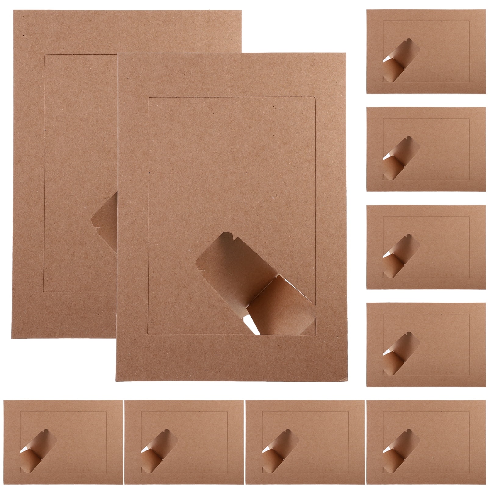 Kraft Paper Photo Frame DIY Home Decoration Table (7 Inches - Color ...