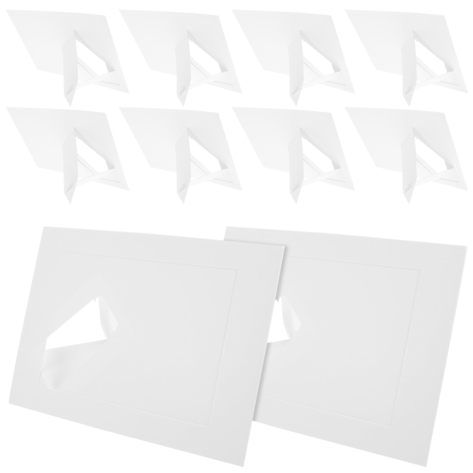 MEIBUTYUP Paper Photo Frame White Kraft Paper 10Pcs 8.7X6.2in - Walmart.com