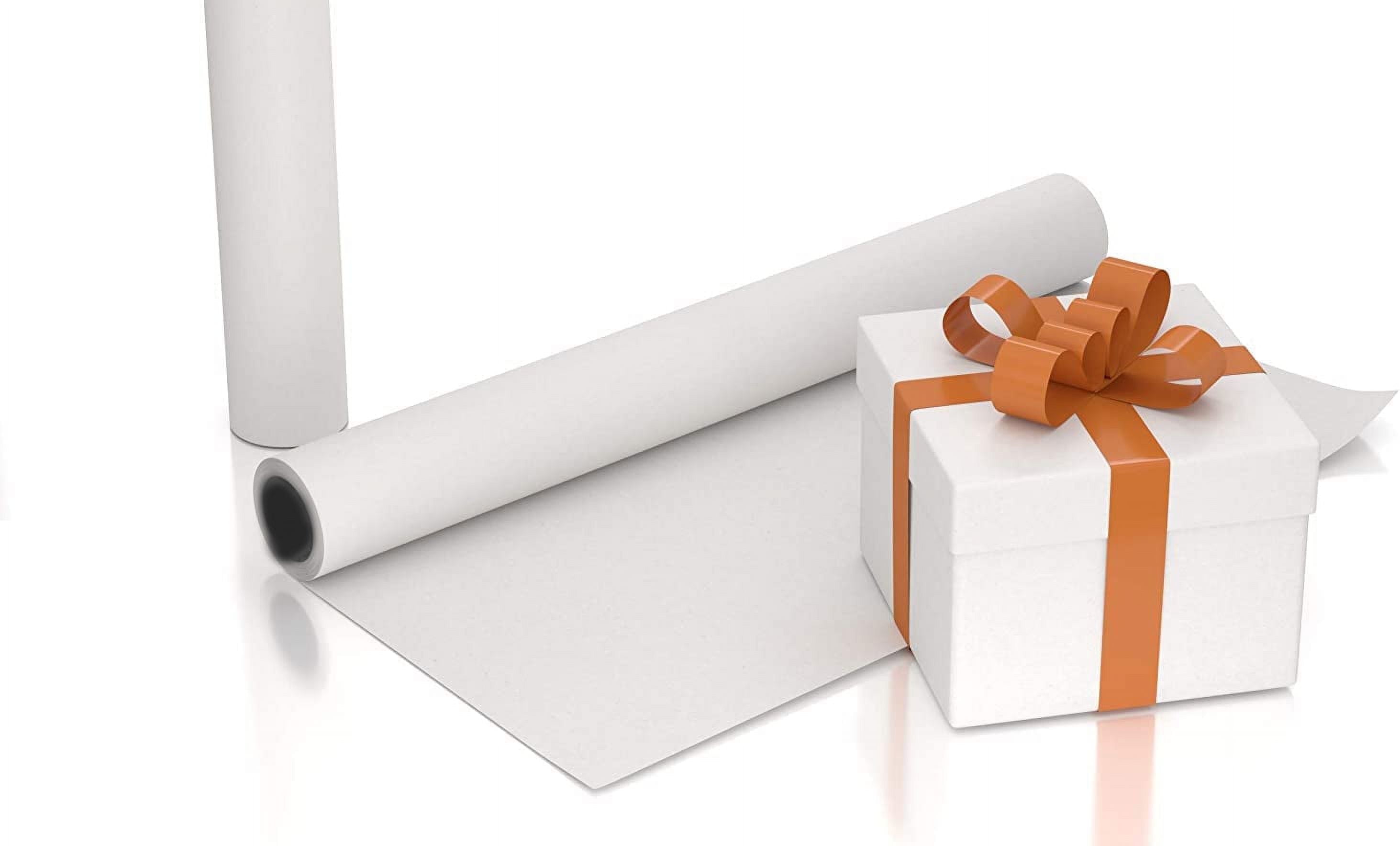 White packing paper roll store