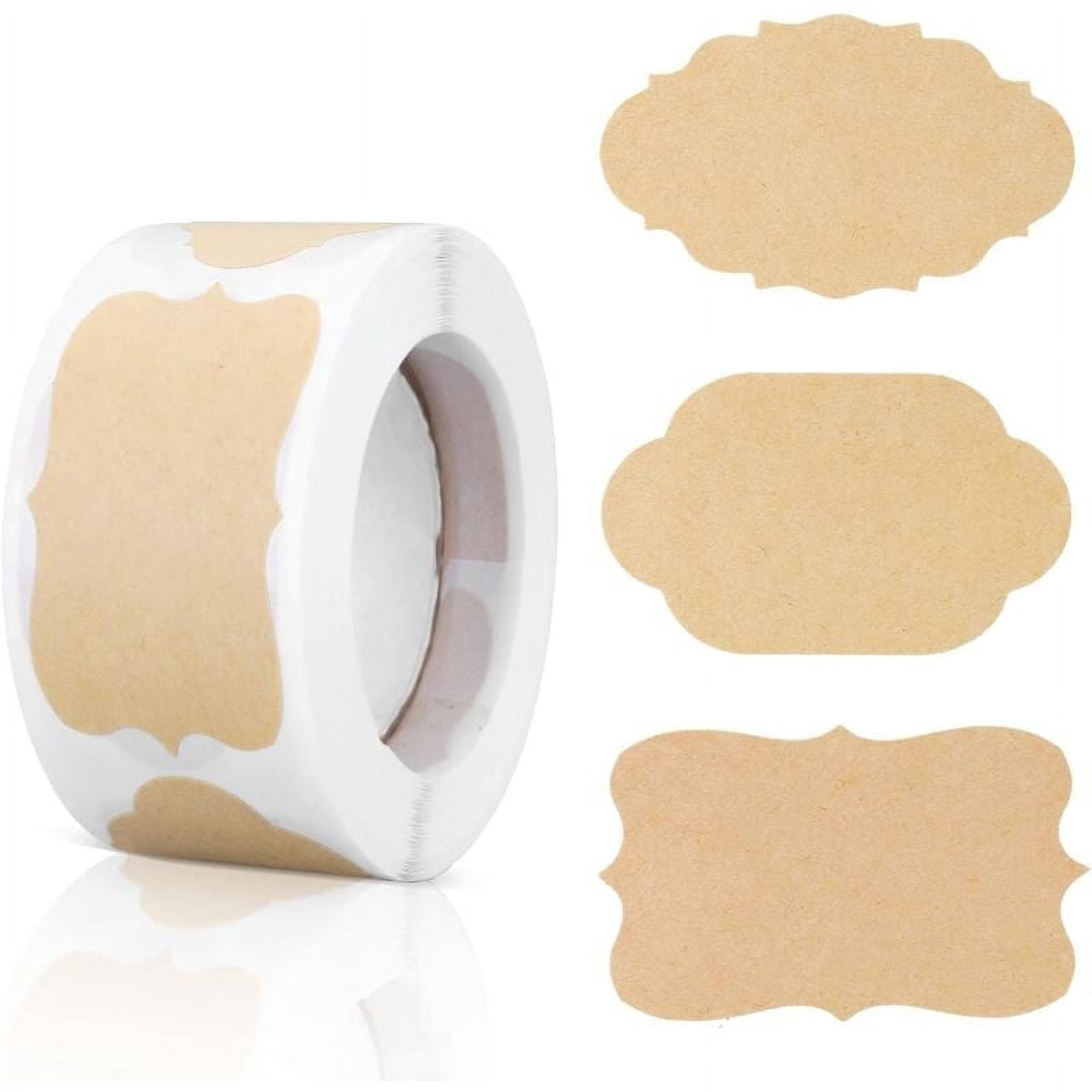 Kraft Paper Sticker Labels (250pcs), Gift Tags, Gift Tags, Gift Tags ...