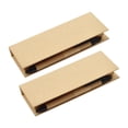 Kraft Paper Sticky Note Organizers Case Note Pad Box for Daily Desk Use ...