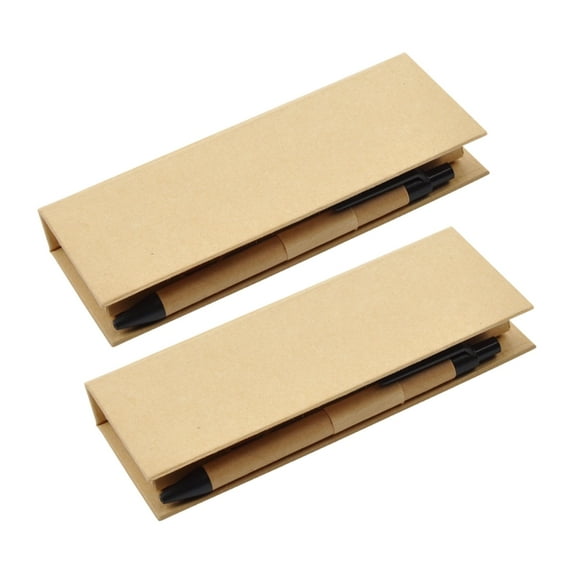 Kraft Paper Sticky Note Organizers Case Note Pad Box for Daily Desk Use ...