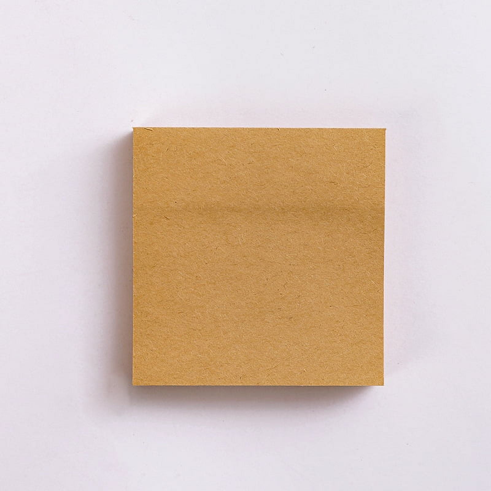 Kraft Paper Sticky Note Square Tearable N-time Sticky Note Student ...