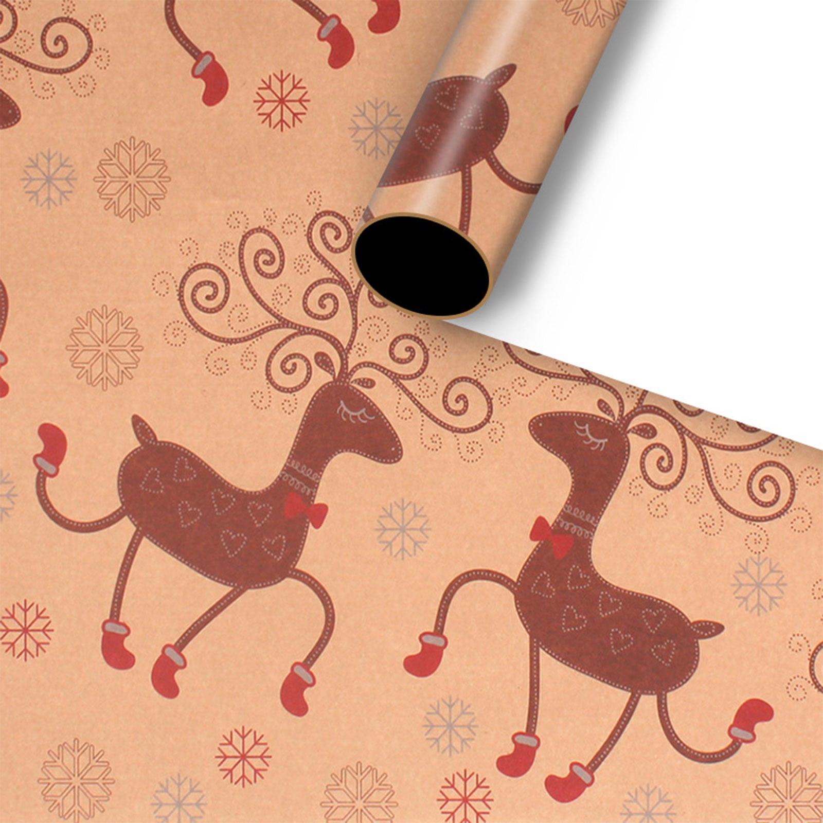 Kraft Paper Wrapping Paper Christmas Paper Paper Vintage Floral Paper ...
