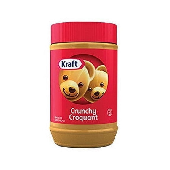 Kraft Peanut Butter, Crunchy Peanut Butter, 1kg/2.2 lbs - Walmart.com