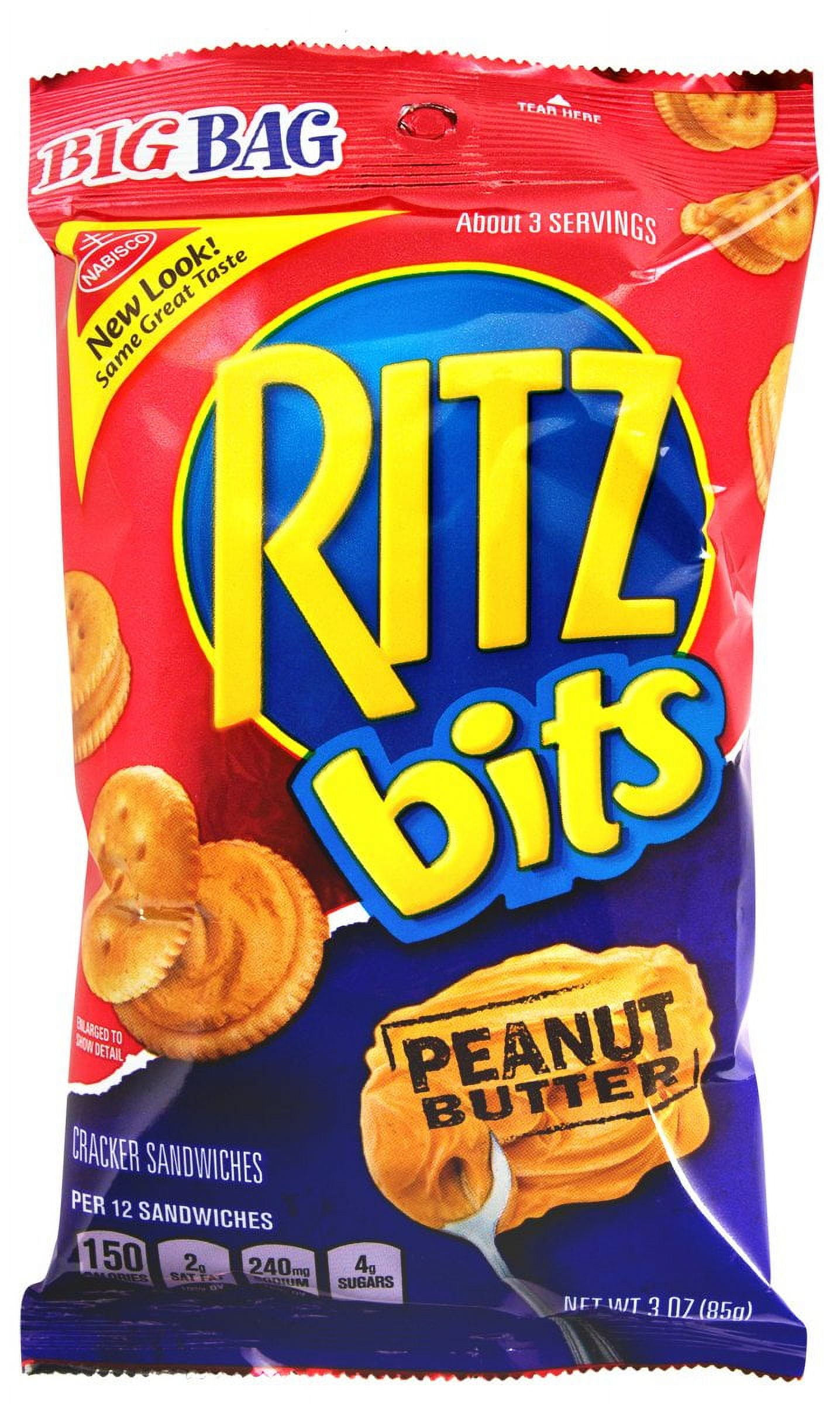 Kraft Peanut Butter Nabisco Ritz Bits Snack, 3 Ounce. - Walmart.com