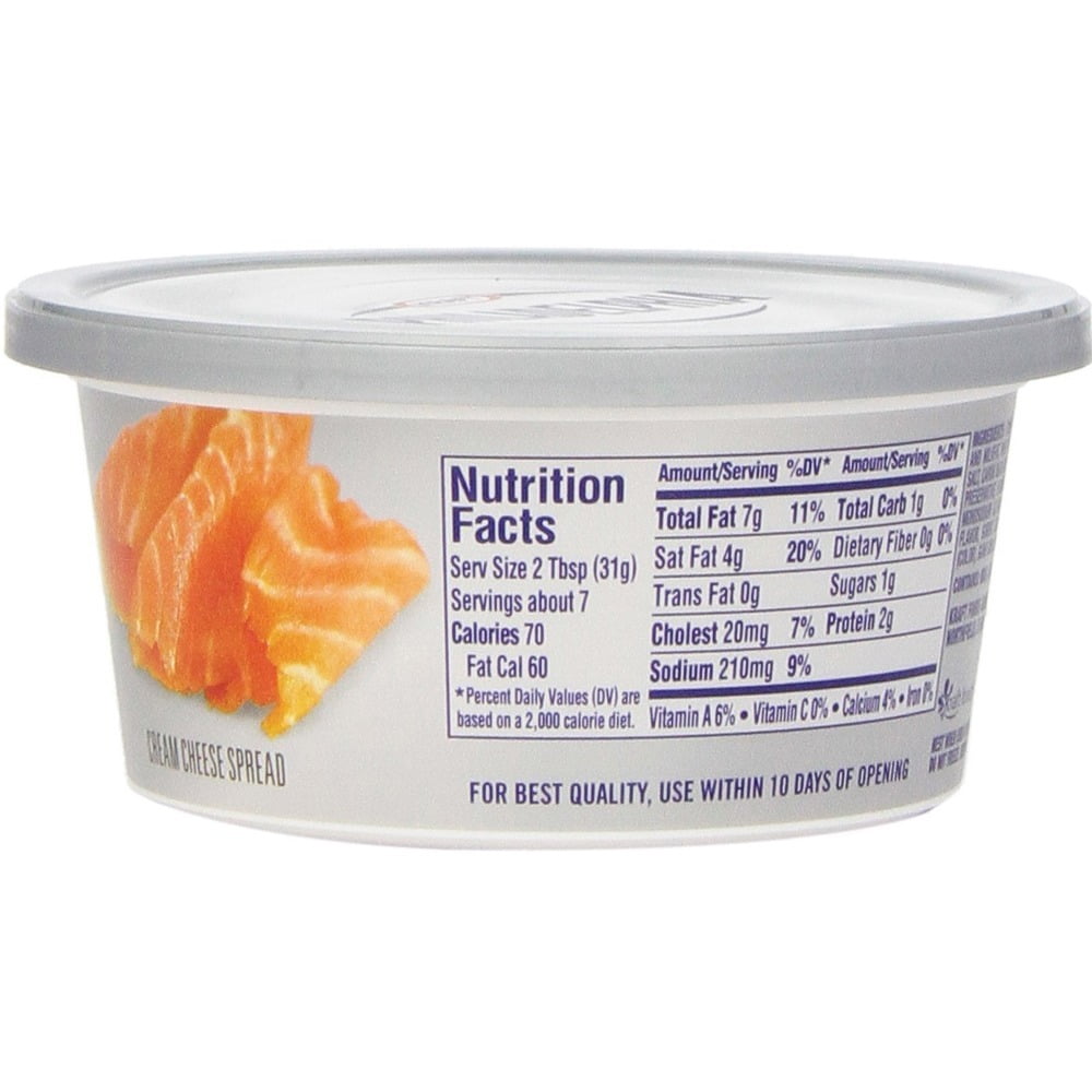 Kraft Philadelphia Regular Salmon Cream Cheese Spread, 8 Oz. - Walmart.com Kraft Philadelphia Regular Salmon Cream Cheese Spread, 8 Oz. - Walmart.com