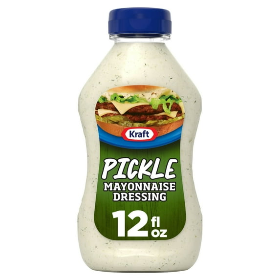 Kraft Pickle Mayonnaise, 12 fl oz Jar, Casein Free (Pack of 2 ...