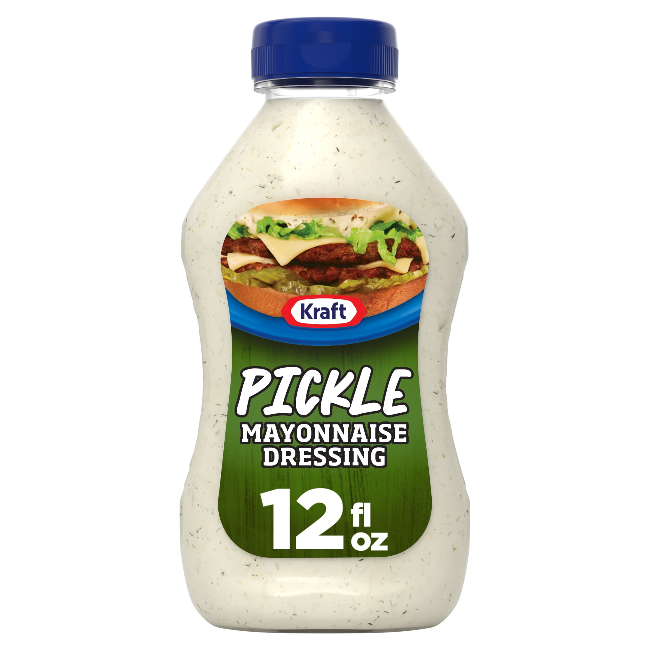 Kraft Pickle Mayonnaise Dressing 12 fl oz Jar Tangy Pickle Flavor ...