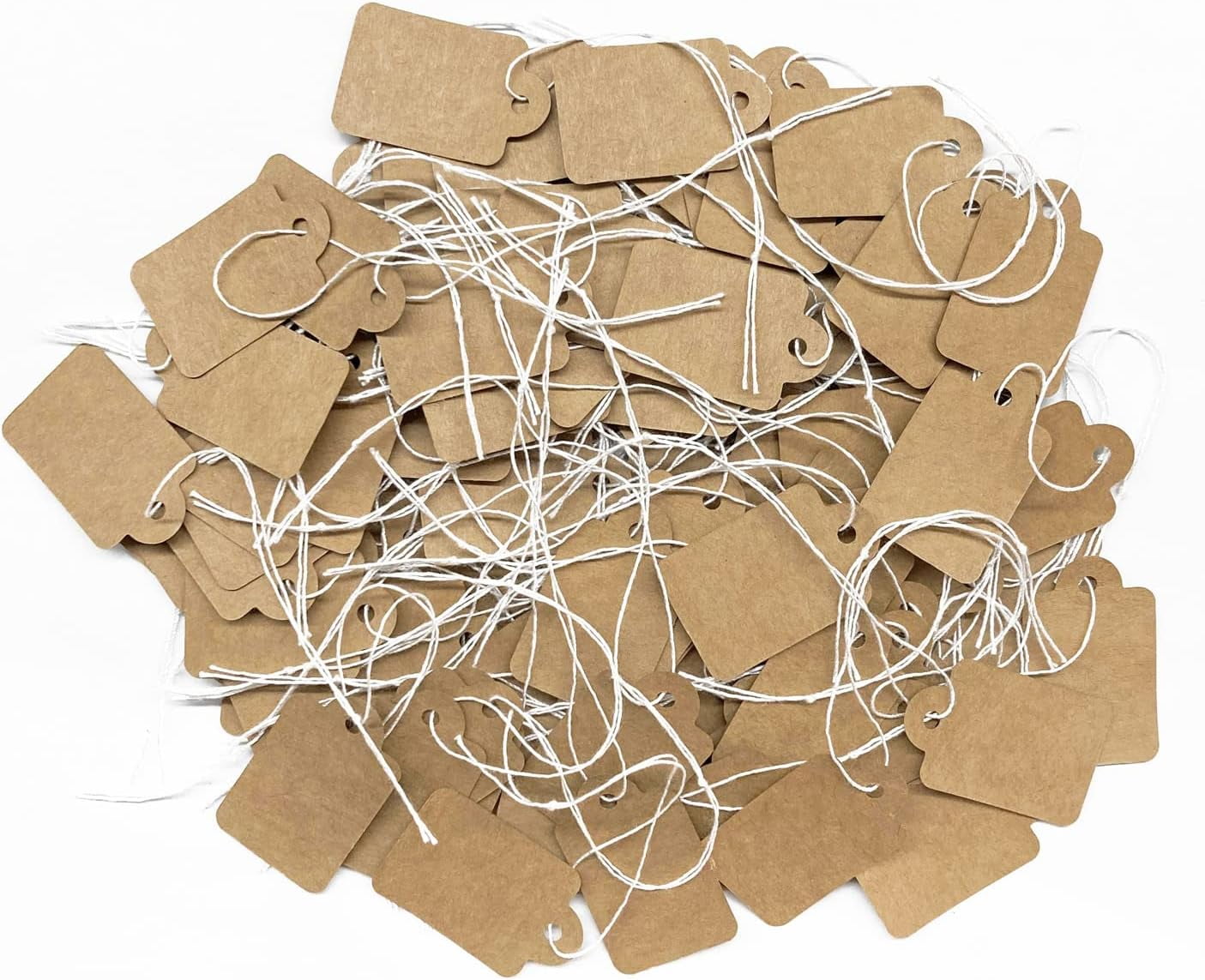 Kraft Price Tags with String Attached, Marking Strung Writable Price ...