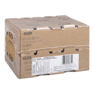 Kraft Pure Raspberry Jam, Portion Packs | 16ML/Unit, 200 Units/Case ...