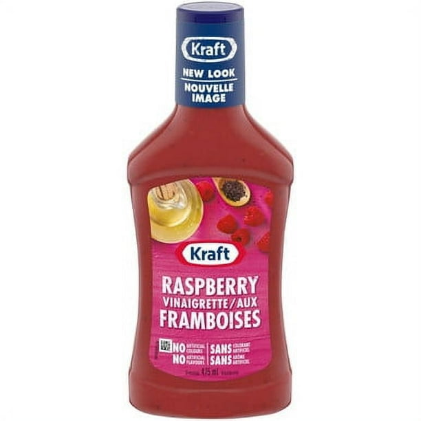 Kraft Raspberry Vinaigrette Dressing, 475mL/16 fl. oz., Bottle ...