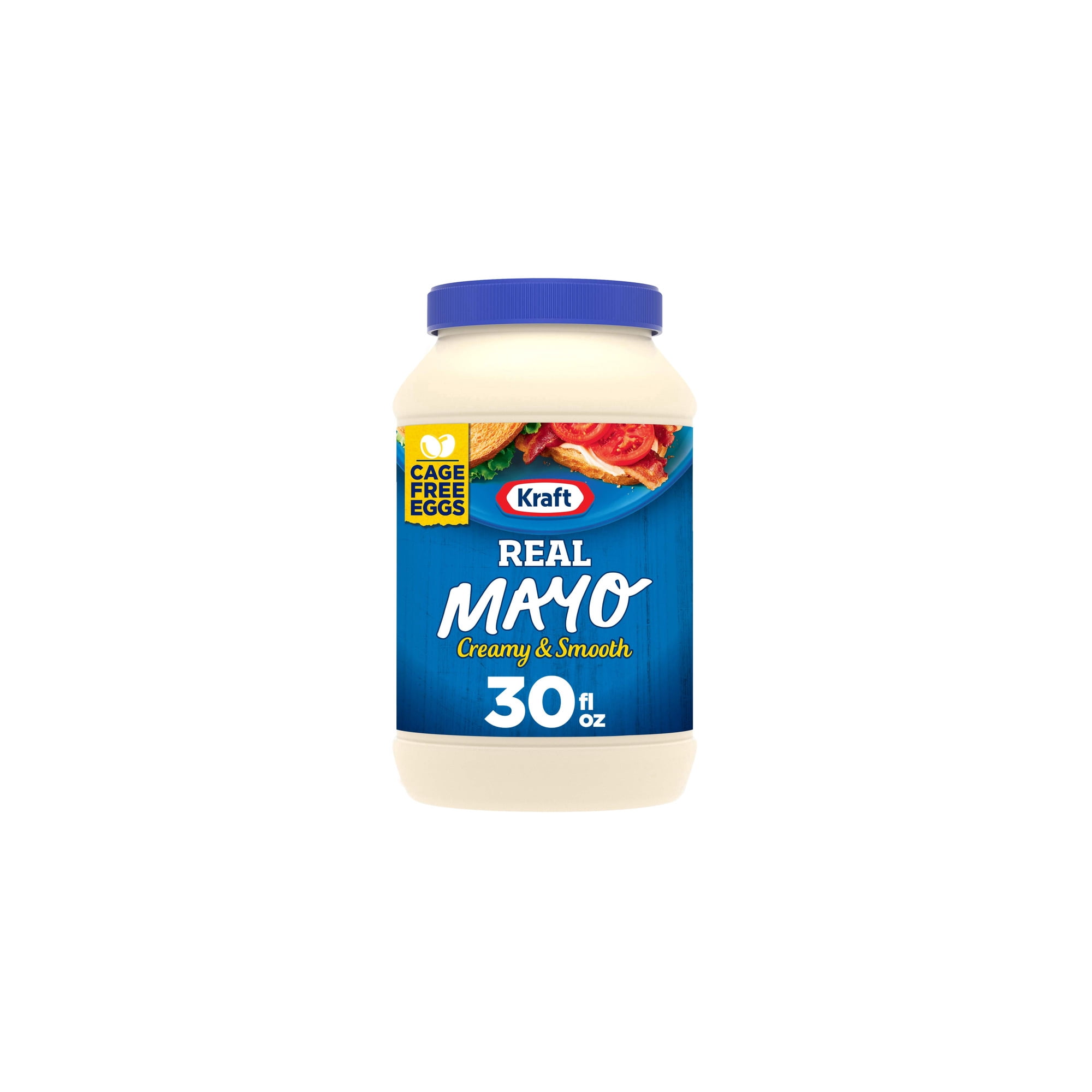 Kraft Mayo Real Mayonnaise (30 oz Jar) (Pack of 2) - Walmart.com