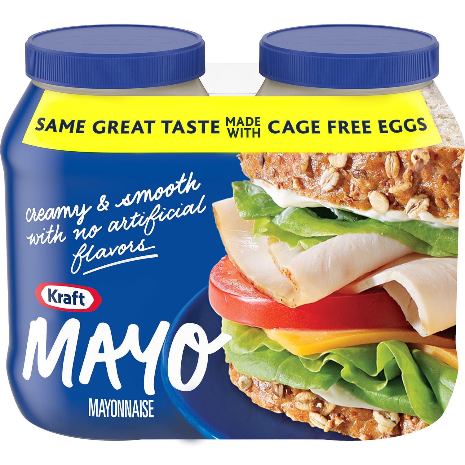 Kraft Creamy And Smooth Real Mayo (30 Oz., 2 Pk.) - Walmart.com