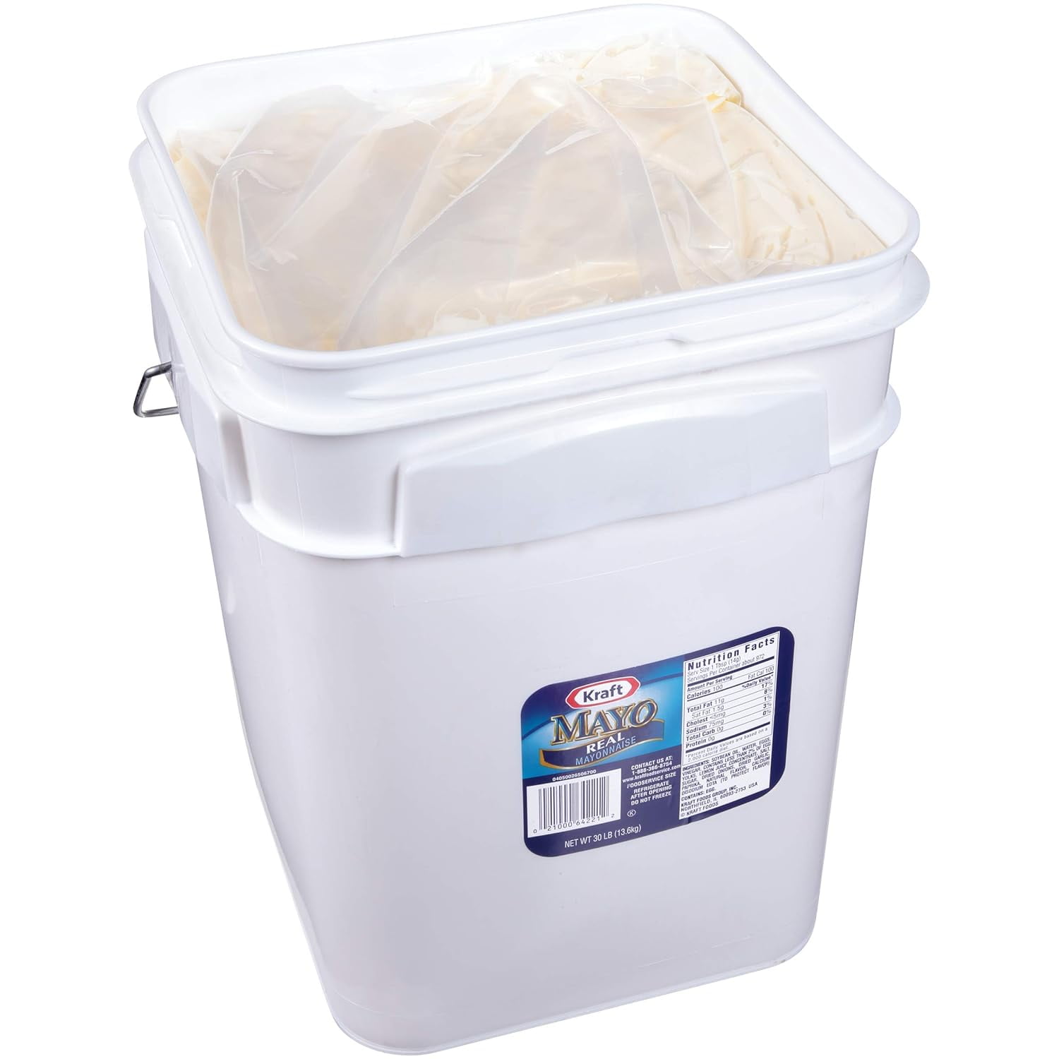 Kraft Real Mayonnaise (30 lb Pail) - Walmart.com