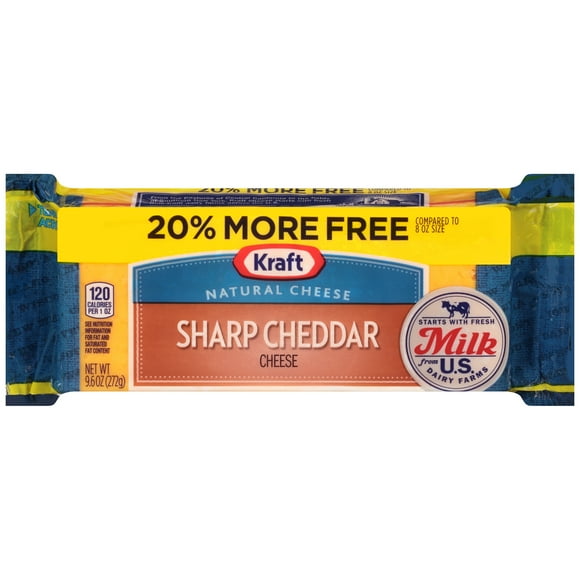 Kraft Block Cheese in Cheese - Walmart.com