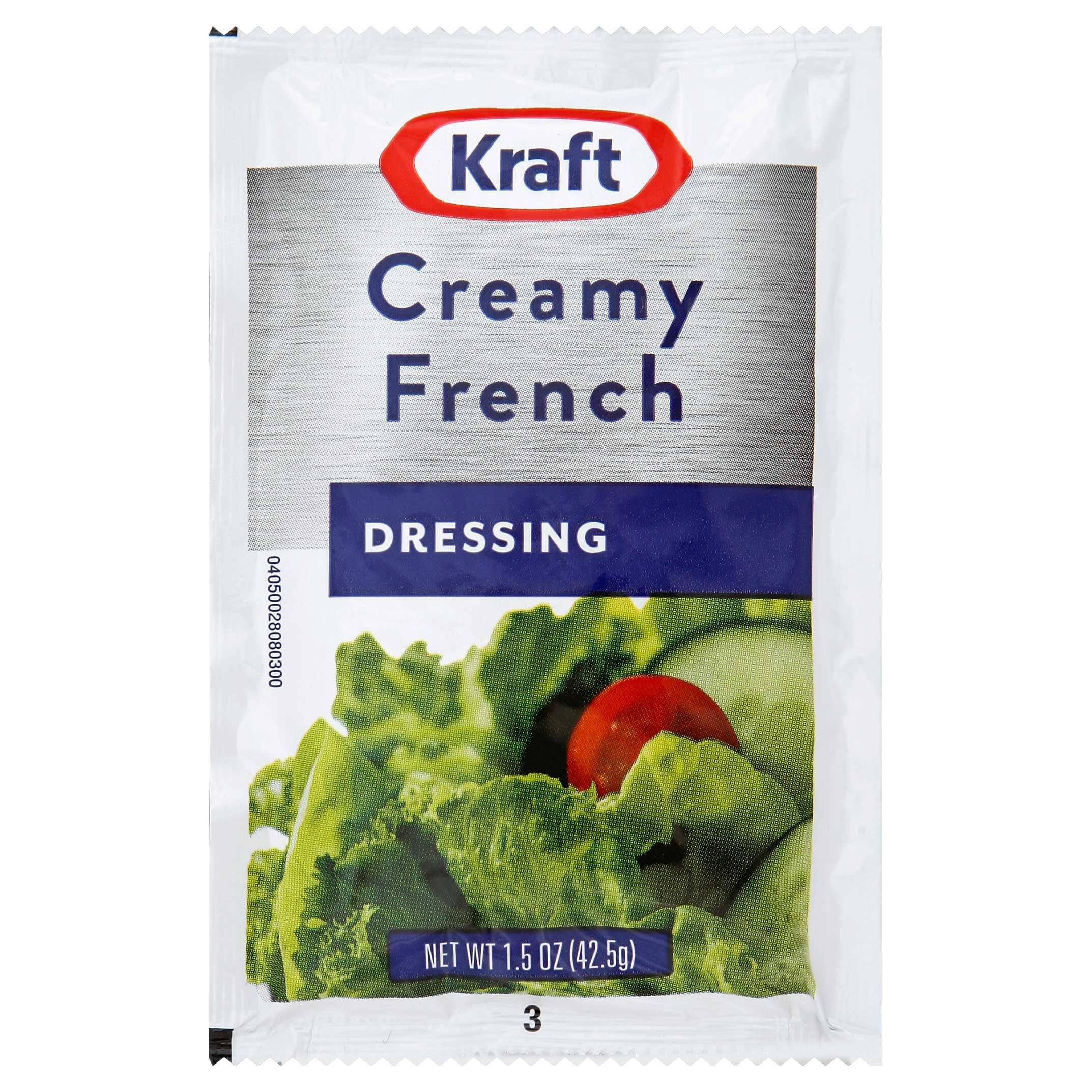 Kraft Single Serve Creamy French Salad Dressing, 1.5 Ounce -- 60 per ...