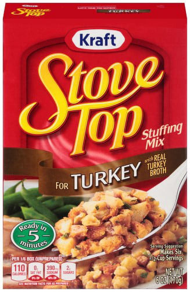 Kraft Stove Top Turkey Stuffing Mix (Pack of 24) - Walmart.com