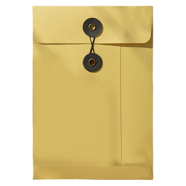 Kraft String File Folder Envelope String, Furenl Envelopes with Thread ...