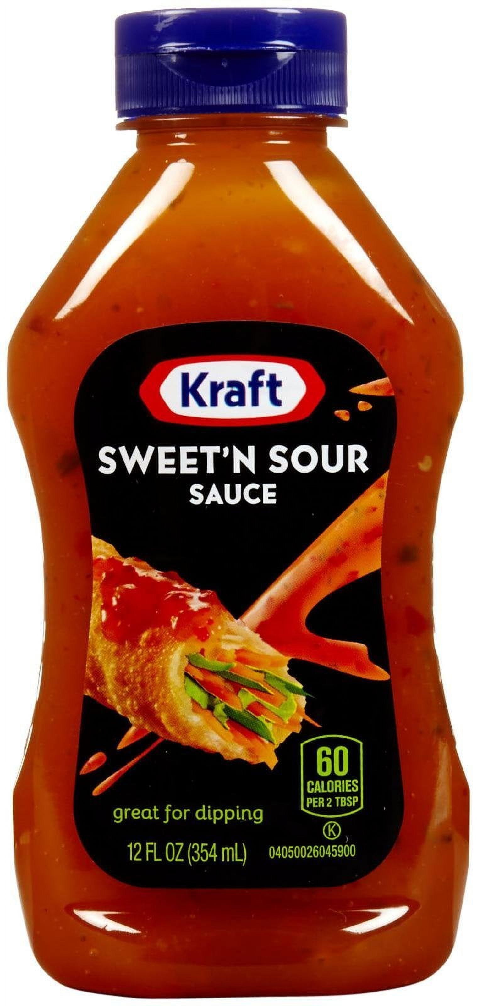 Kraft Sweet N Sour Sauce 12 Fl Oz Squeezable Dipping and Cooking Sauce ...