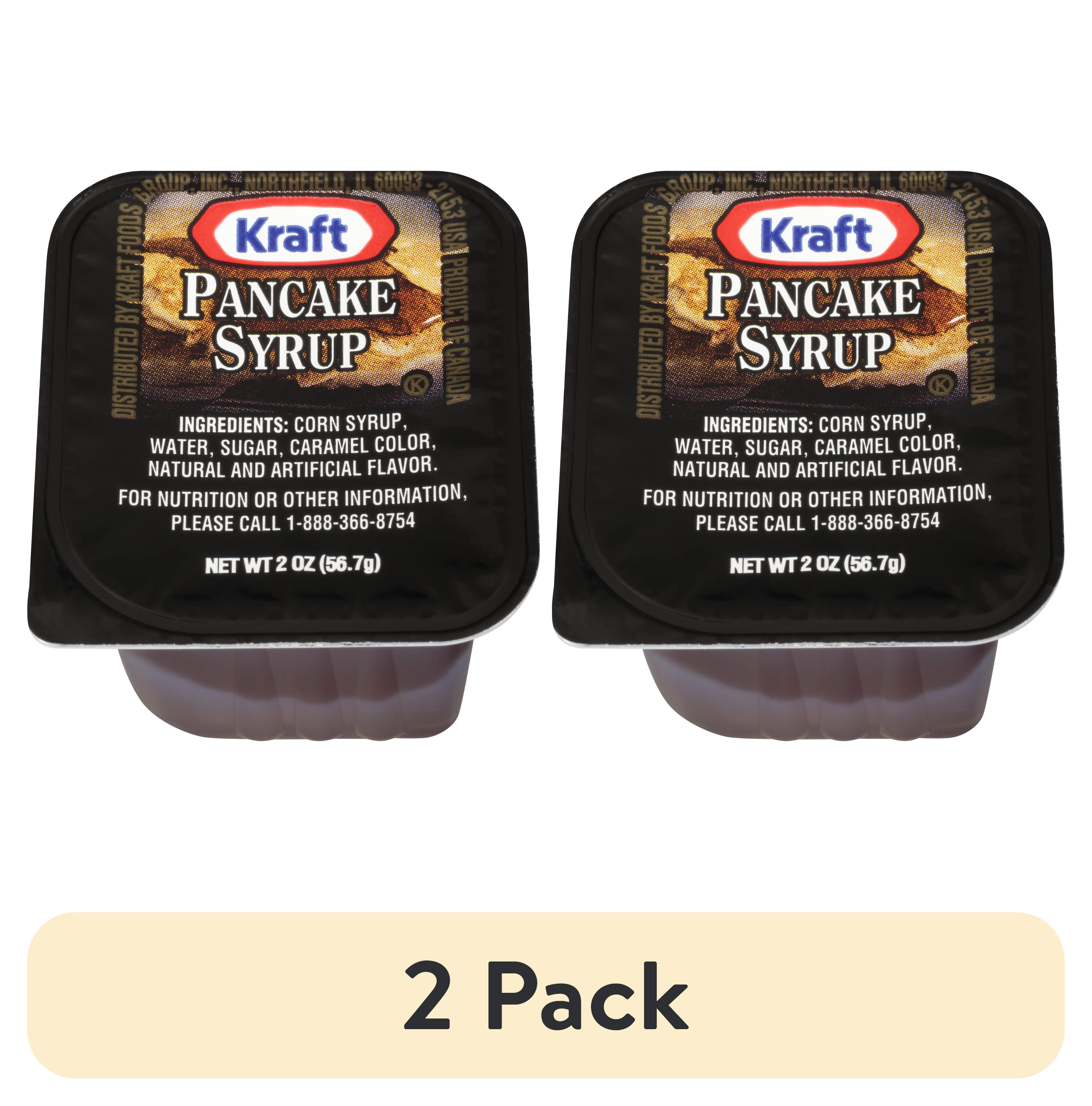 (2 pack) Kraft Table Syrup Single Serve Packet (9 g Packets, Pack of 80 ...