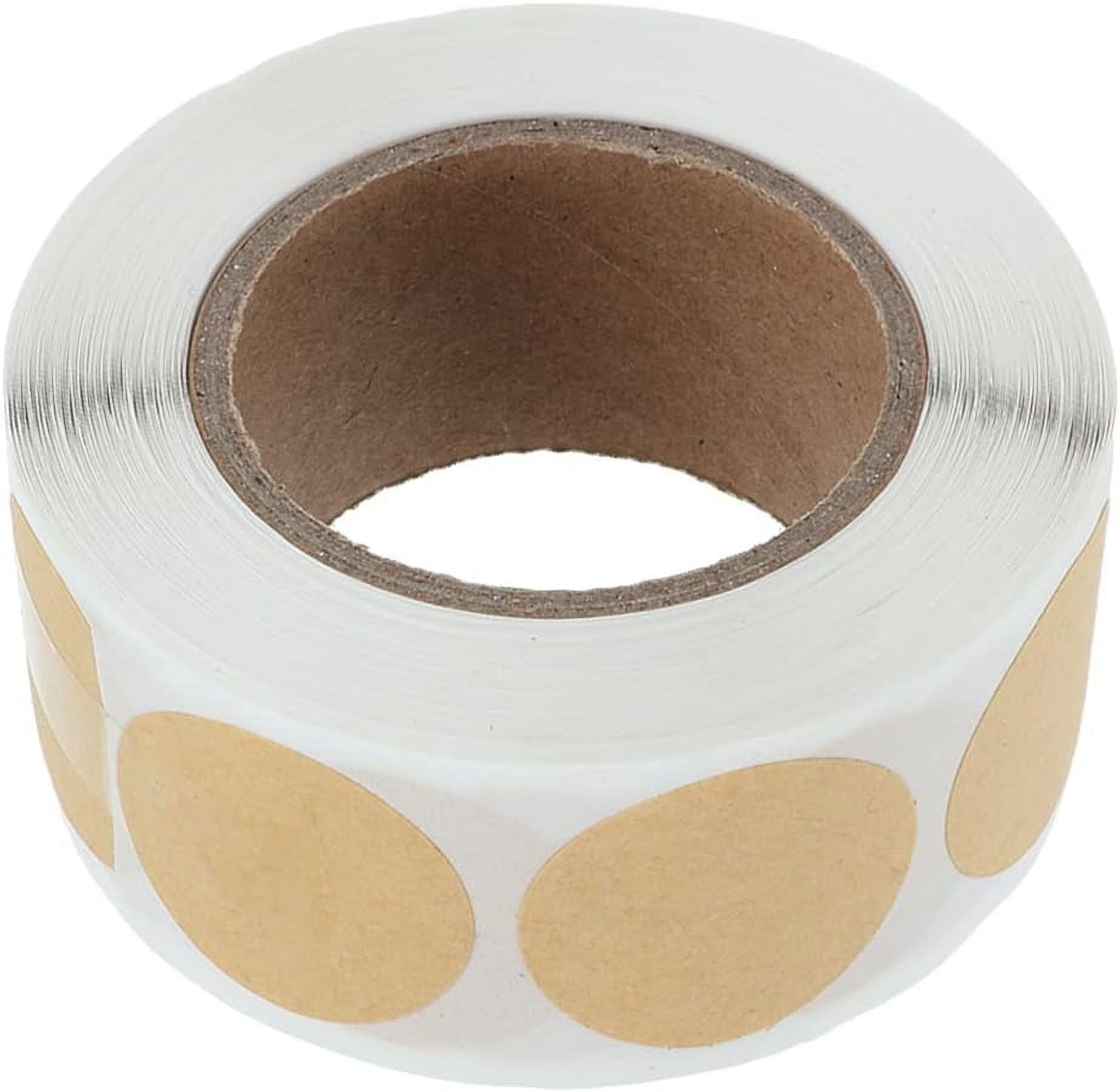 Kraft Tags Circle Stickers Pcs Kraft Paper Labels Stickers Round ...