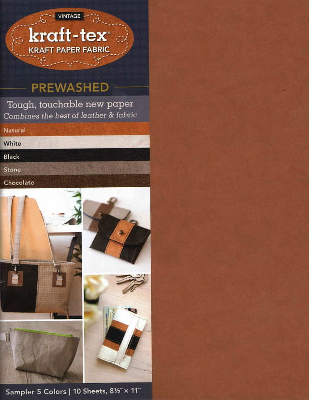 kraft-tex Vintage: kraft-tex Sampler 5-Colors Prewashed : Kraft Paper ...