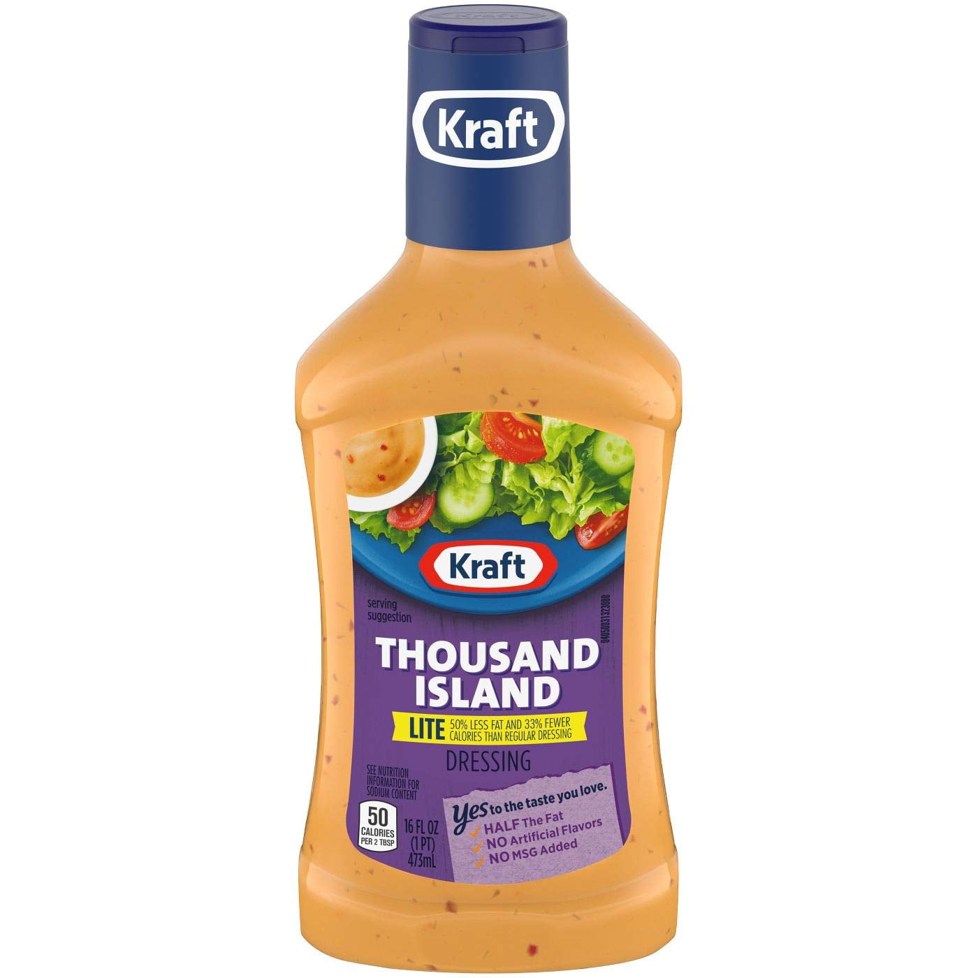 Kraft Thousand Island Dressing, Lite 16 Oz (Pack Of 3) - Walmart.com