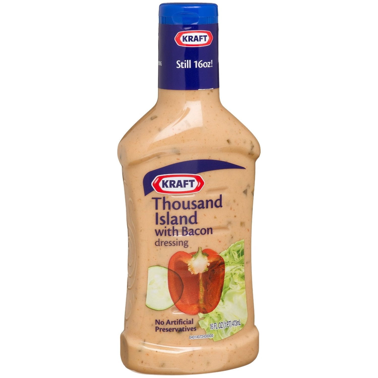 Kraft Thousand Island Dressing with Bacon 16 Oz (Pack of 3)_AB ...