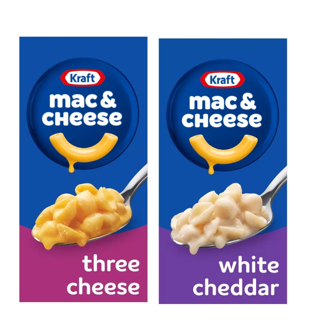 Kraft Three Cheese Mac and Cheese Dinner with Mini-Shell Pasta - 7.25oz ...