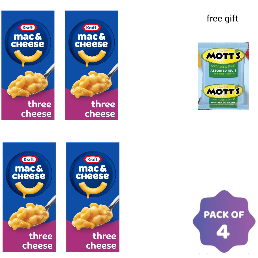 Kraft Three Cheese Mac and Cheese Dinner with Mini-Shell Pasta - 7.25oz ...