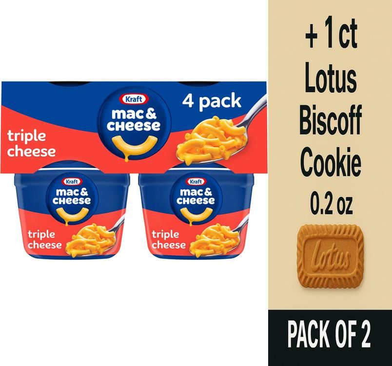 Kraft Three Cheese Macaroni & Cheese Dinner - 7.25 oz - Pack of 2 ...