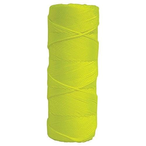 Kraft Tool BC339 Fluorescent Yellow Braided Nylon Mason's Line - 500' Tube - Walmart.com