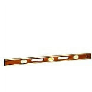 Kraft Tool Box Level,Brass/Mahogany,48 in L,6 Vials SL12AB48 - Walmart.com