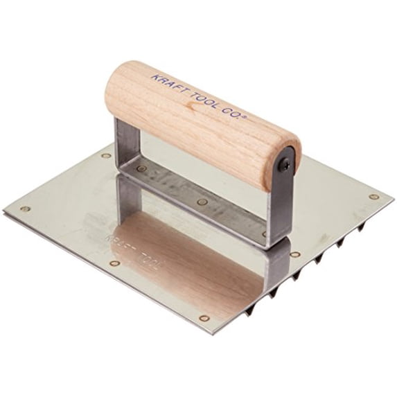Kraft Tool CF131 Stainless Steel Driveway Safety Groover with Wood ...