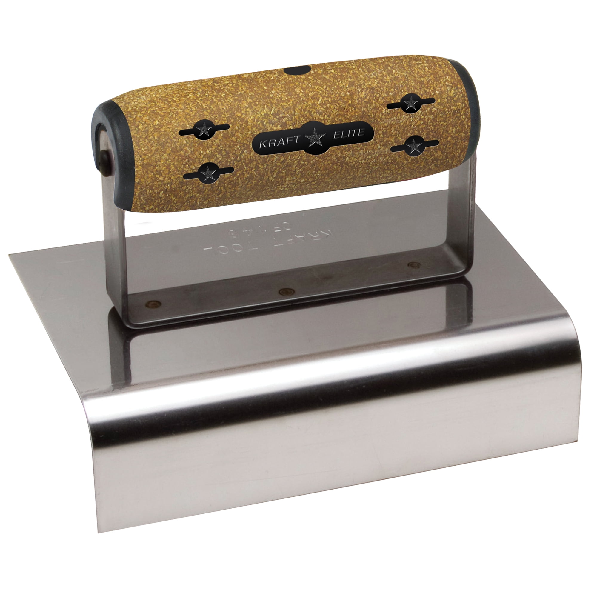 Kraft Tool CFE247K 6" x 6" 1-Radius Outside Curb & Sidewalk Tool w Cork ...
