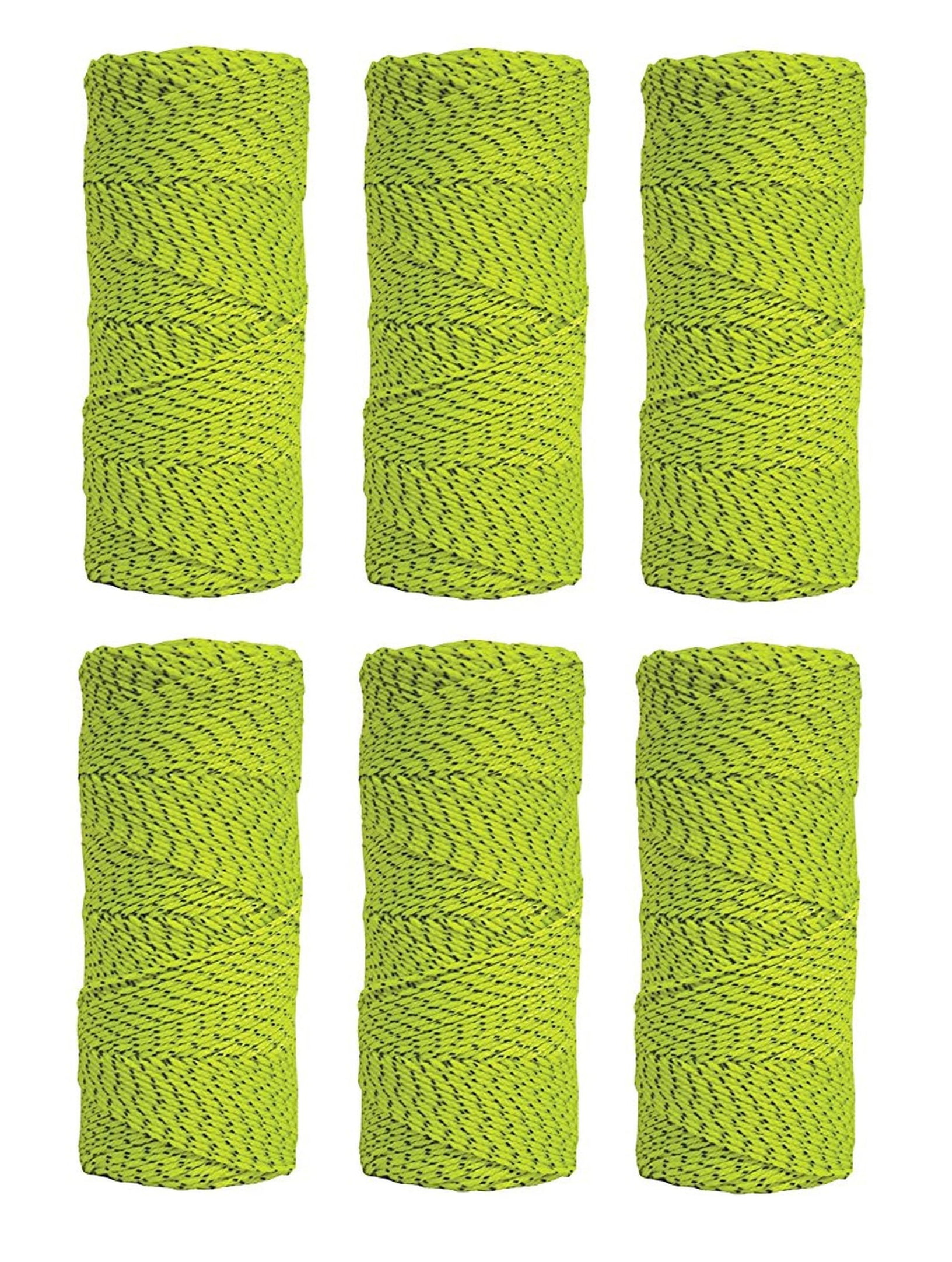 Kraft Tool Co. BC354 500 ft. Neon Green Bonded Braided Mason's Line, 6 ...