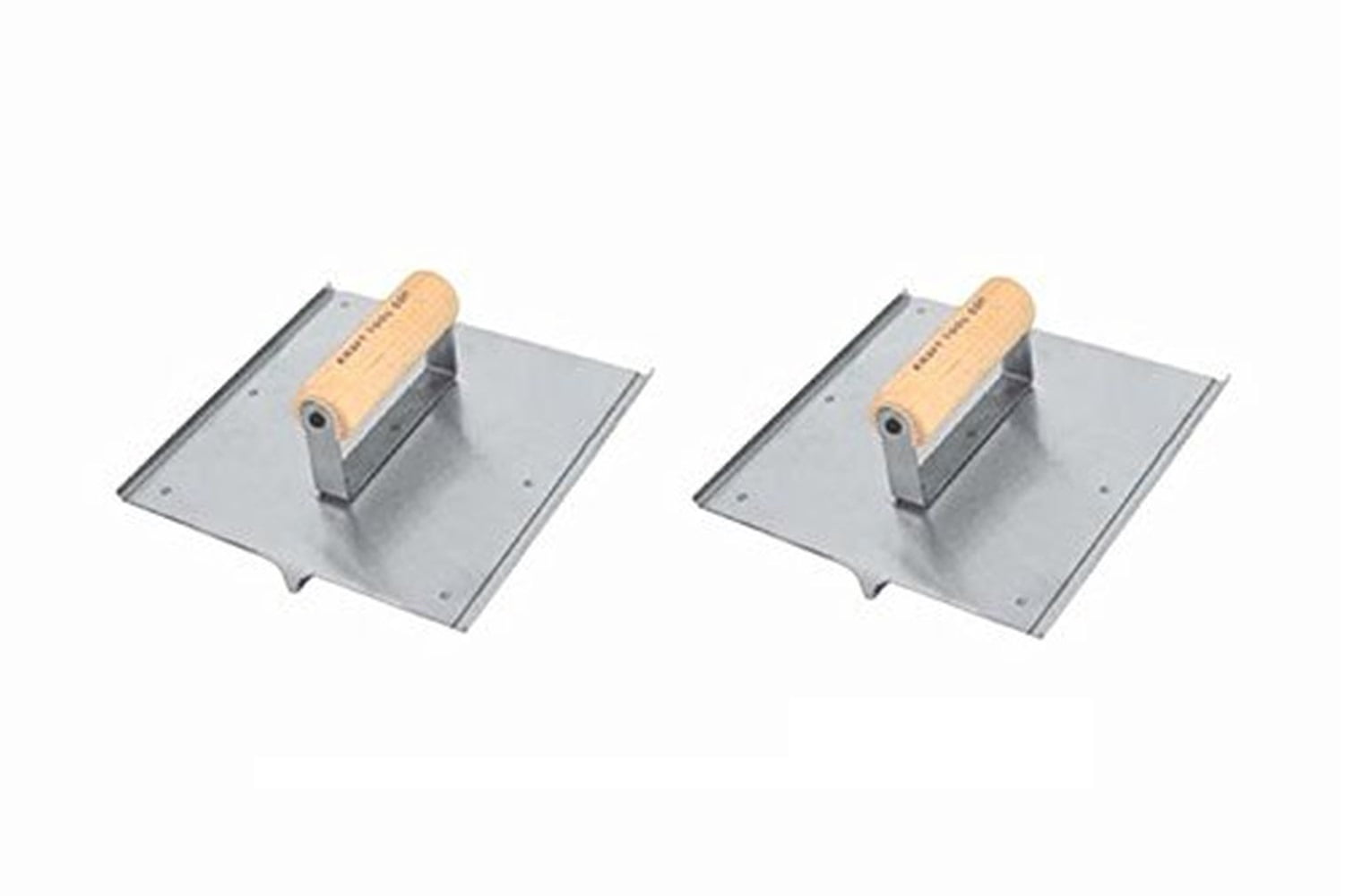 Kraft Tool Co. 8x8 in. Stainless Steel Hand Groover/Trowel with Wood ...