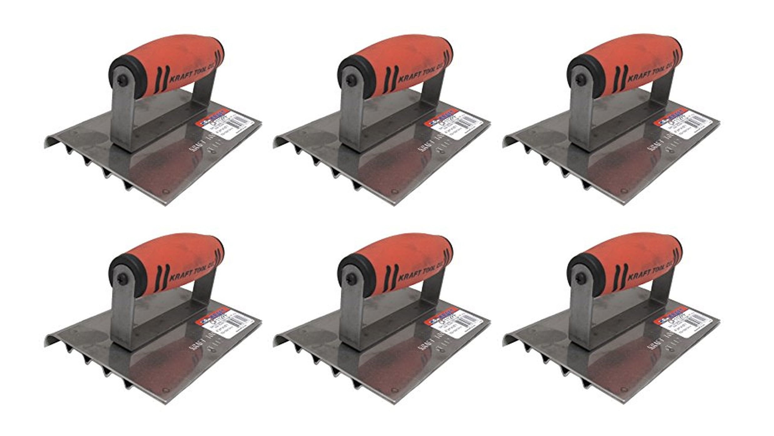 Kraft Tool Co. CF112PF 6 in. x 4 in. Safety Step Edger Groover with ...