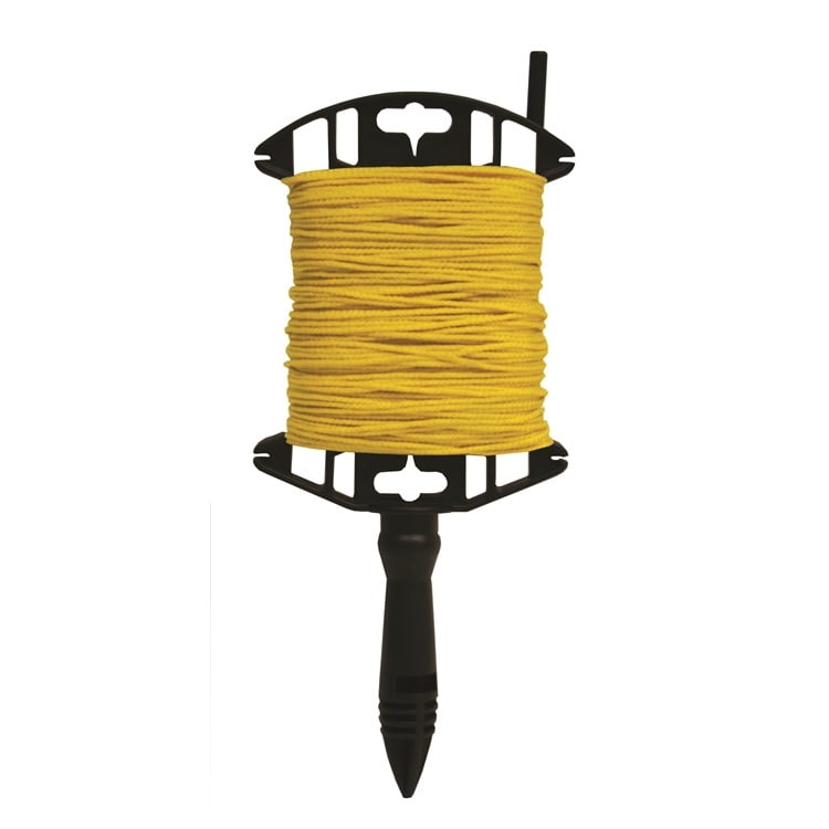 Kraft Tool Co Yellow Braided Mason's Line - 250 Ft. Utility Winder ...