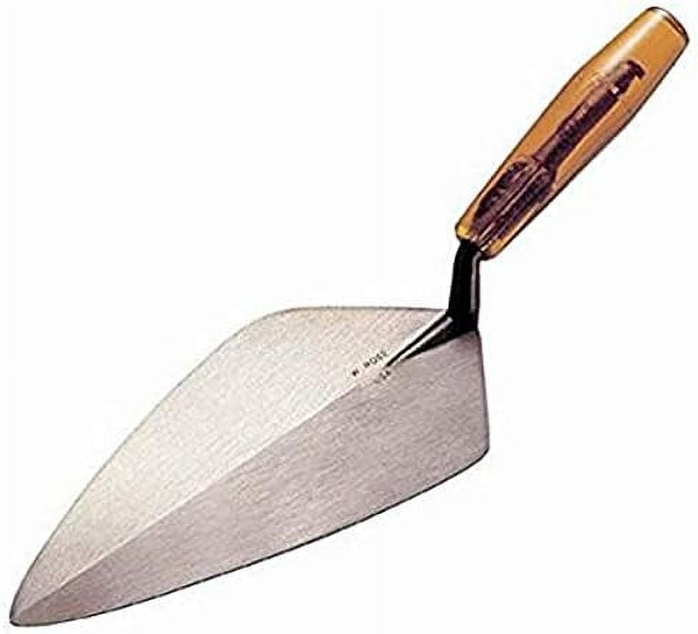 Kraft Tool RO1412-12 W. Rose Wide London Brick Trowel with Plastic ...