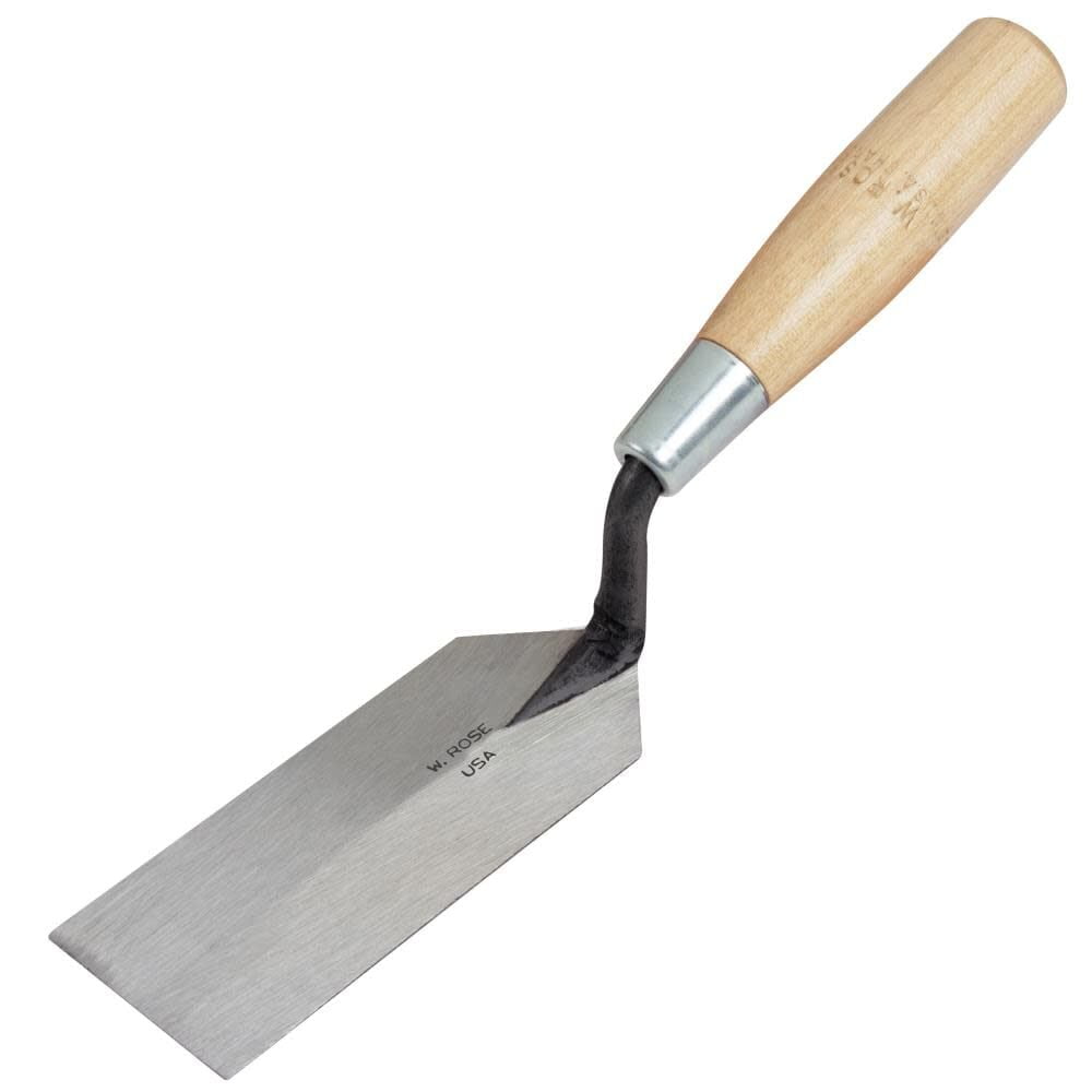 Kraft Tool RO58-5 W.Rose™ 5"x2" Margin Trowel w/ Wood Handle - Walmart.com